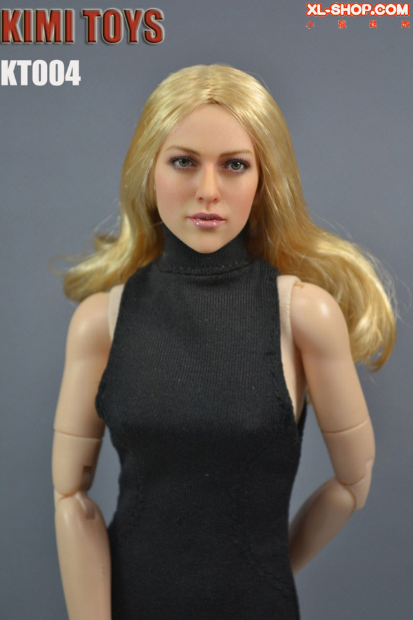 Kimi Toys Kt004 1 6 Blonde Hair Female Head Sculpt