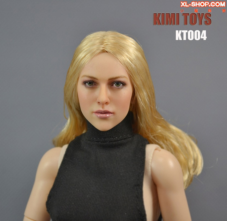Kimi Toys Kt004 1 6 Blonde Hair Female Head Sculpt