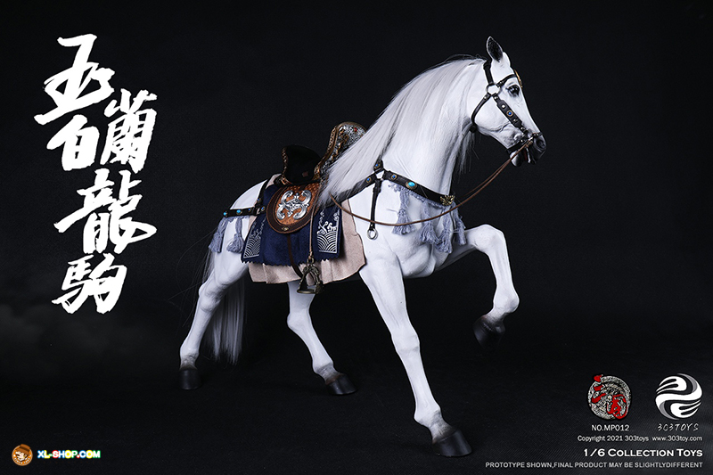 303TOYS - MP012 - 1/6 THREE KINGDOMS SERIES - YULAN WHITE DRAGON STEED