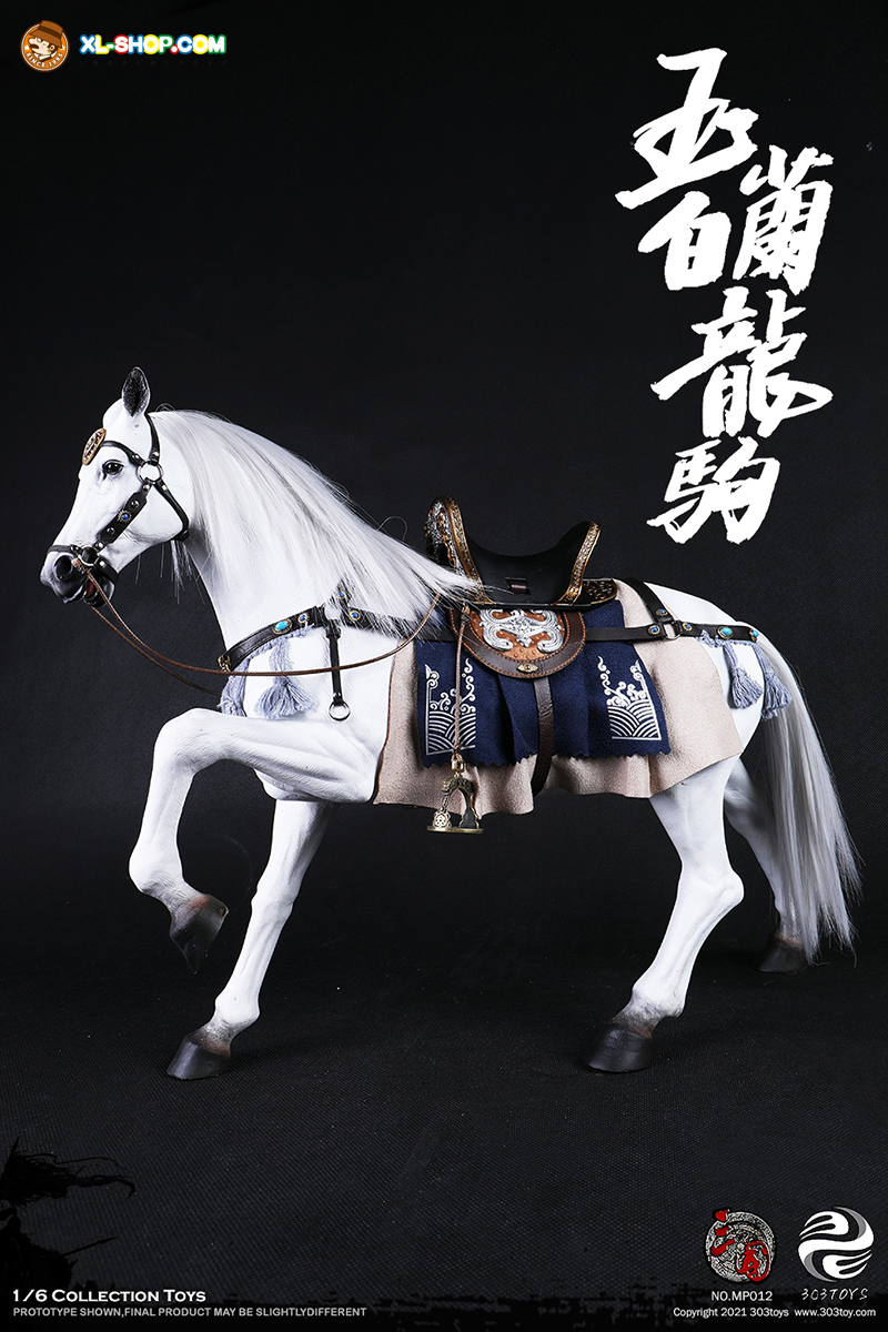303TOYS - MP012 - 1/6 THREE KINGDOMS SERIES - YULAN WHITE DRAGON STEED