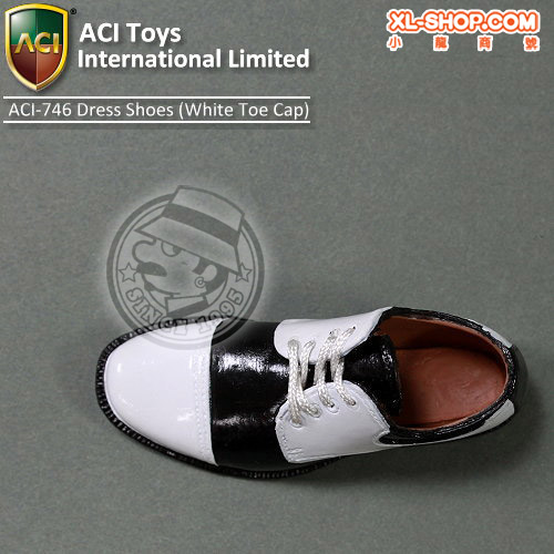 ACI Toys - 1/6 Moda Series #746 - Dress Shoes - White Toe Cap