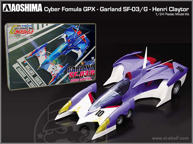 Aoshima - 1/24 Plastic Model Kit - Cyber Fomula GPX - Garland SF-03/G - Henri Claytor Ver.