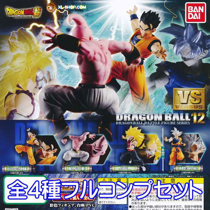 BANDAI - Dragon Ball Super - Gashapon Dragon Ball Battle Figure Series 12 (Set of 4)