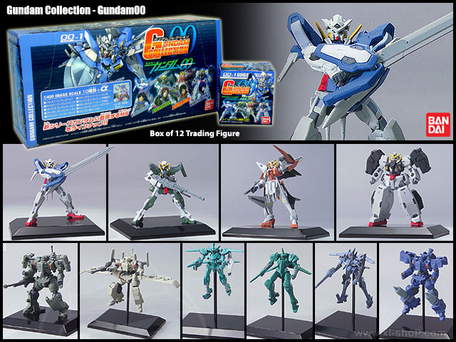 Bandai - Gundam Collection - Gundam 00 - 1/200 Scale (Box of 12 ...