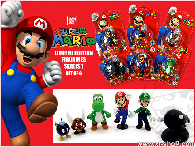 Bandai - Super Mario Limited Edition Figurines (Set of 6)