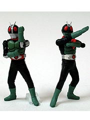 Bandai - Kamen Rider Action Figure Pose 3 (set of 6)