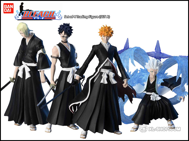 Bandai - Bleach Characters 4 (Set A of 4) Trading Figure