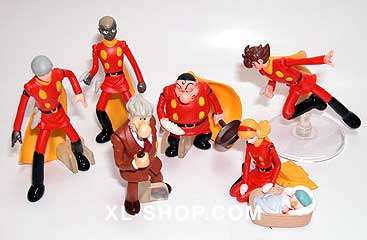 Bandai - HG Cyborg 009 #2 Gashapon (set of 7)