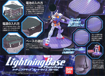 Bandai - Action Base Lightning Base Plate Type Blue Ver.