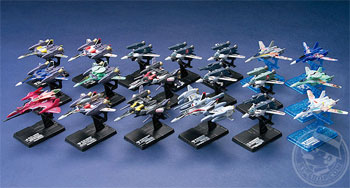 Bandai - 1/250 Scale - Macross Fighter Collection Series 3 (Box of 12)