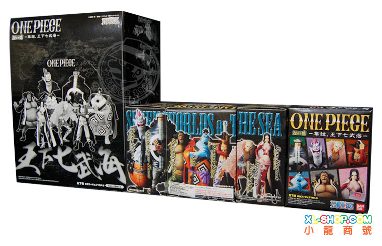 Bandai - One Piece - The Seven Warlords Of The Sea (Set of 7 Trading ...