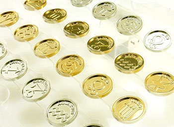 Bandai - Tamashii Nations 2009 Exclusive - Saint Seiya Stand Emblem Set