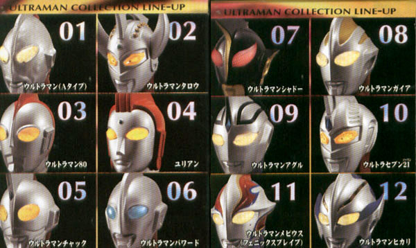 Bandai- Ultraman Mask Collection Vol 2 (Box of 8)