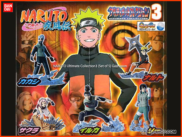 Bandai - NARUTO Ultimate Collection#3 ( set of 5 )Gashapon