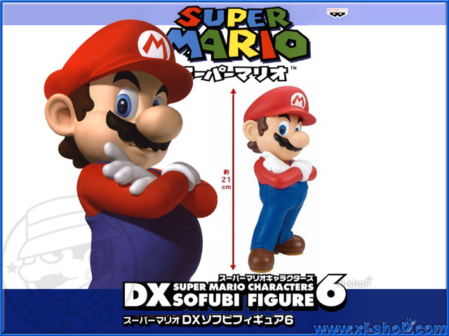 Banpresto - Super Mario Characters - DX Sofubi Figure 6 - Mario
