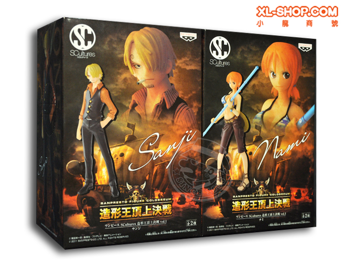 Banpresto - Figure Colosseum - One Piece SCultures Vol.1 - Nami & Sanji ...