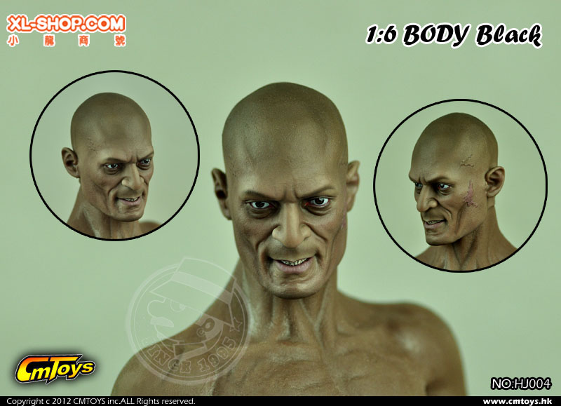 CM Toys - HJ004 - 1/6 Body Black [with head HJ004