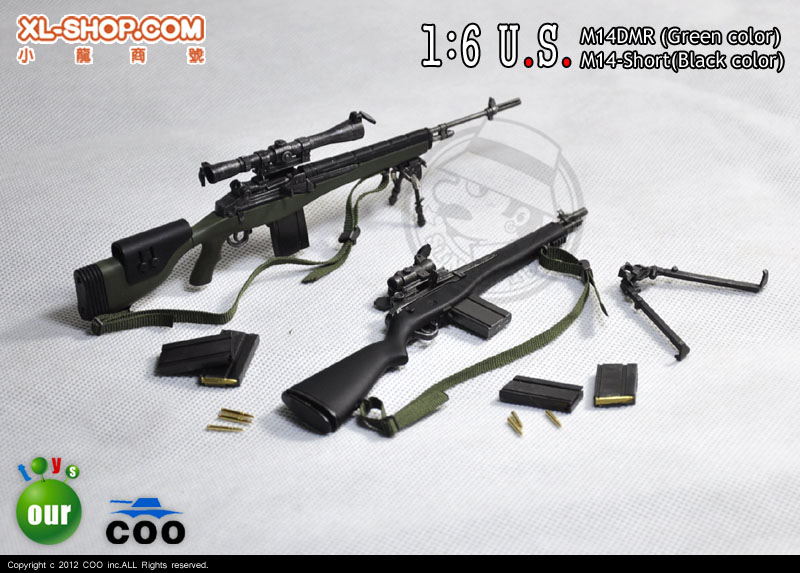 COOMODEL - X80016 - 1/6 U.S. military M14 sniper rifle series [Green ...
