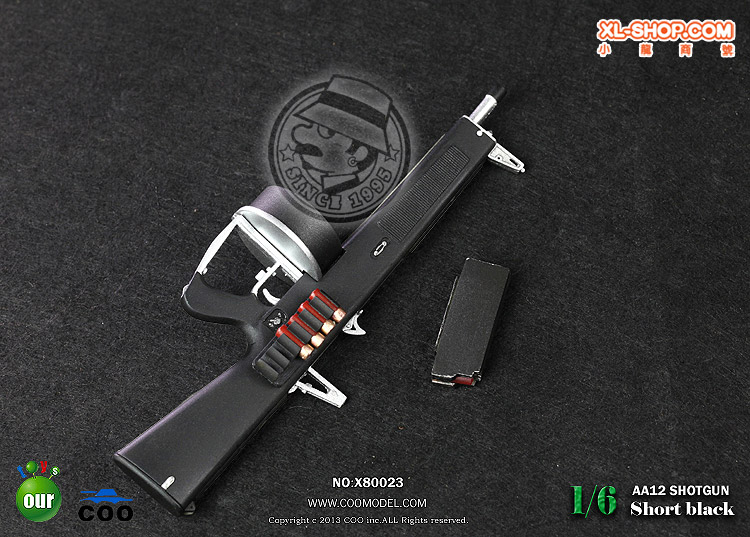 COOMODEL - X80023 - 1/6 AA12 Shotgun Series [Short Black]