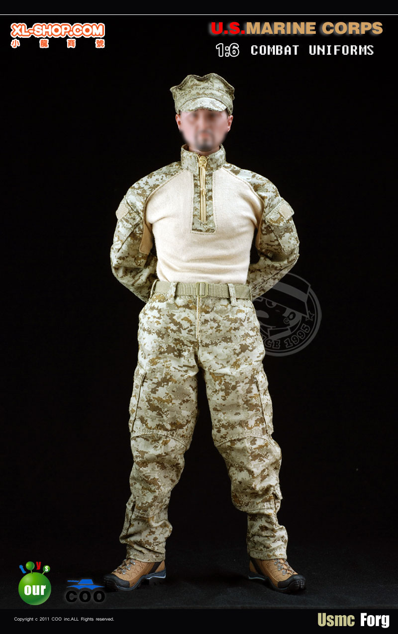 COOMODEL - 1/6 U.S.M.C. Combat Uniforms Forg