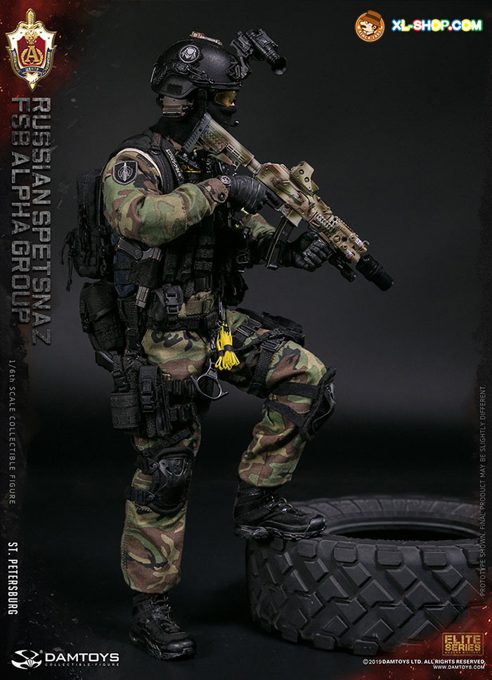 DAMTOYS - 78071 - 1/6 RUSSIAN SPETSNAZ FSB ALPHA GROUP St.Petersburg