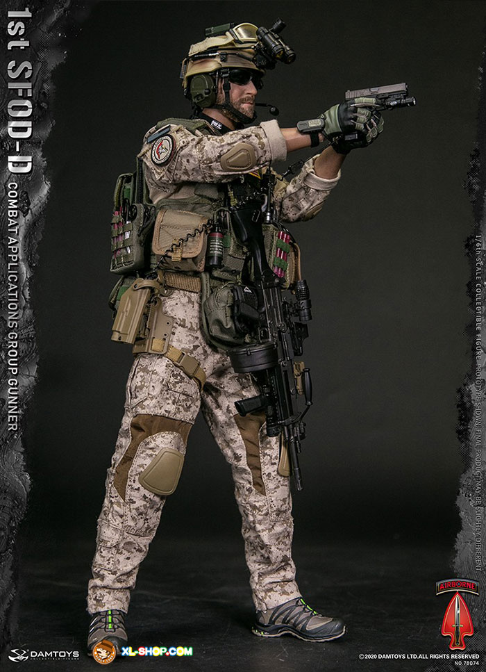 DAMTOYS - 78074 - 1/6 1st SFOD-D Combat Applications Group GUNNER