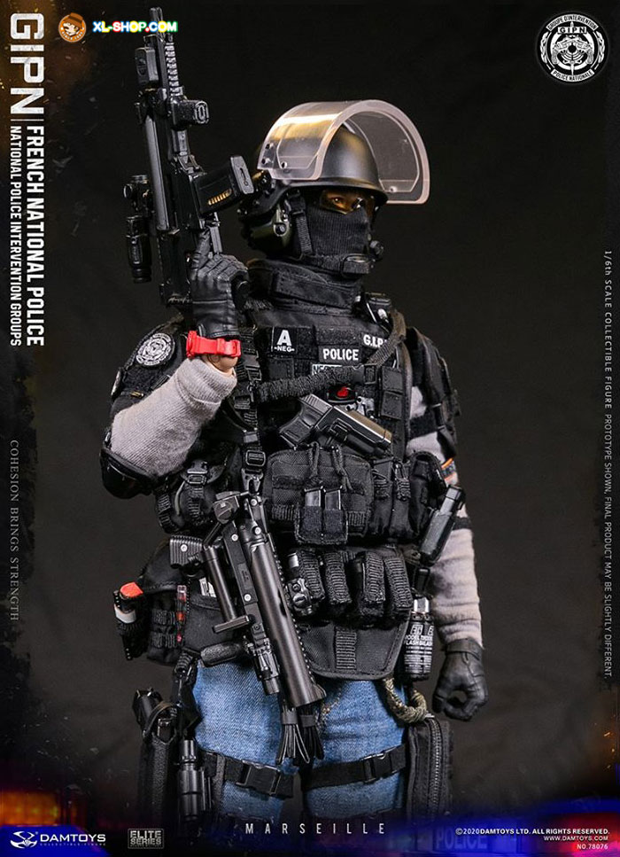 DAMTOYS - 78076 - 1/6 GIPN FRENCH NATIONAL POLICE