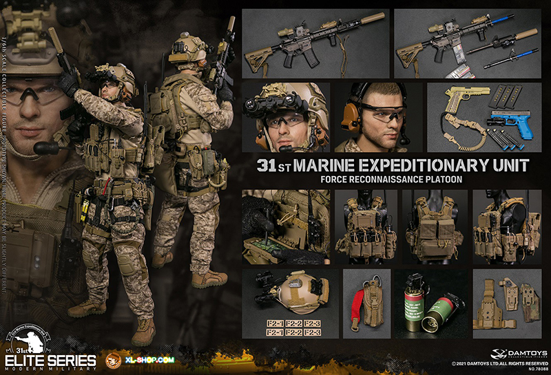 DAMTOYS - 78088 - 1/6 31st Marine Expeditionary UnitForce ...