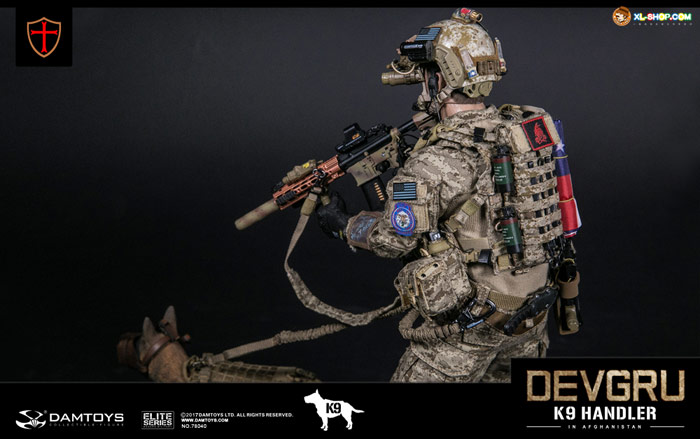 DAMTOYS - 1/6 78040 - Devgru K9-handler in Afghanistan (Contains Dogs)