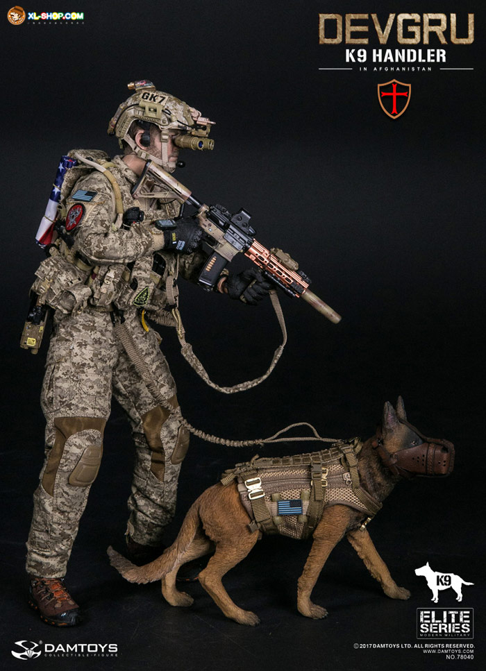 DAMTOYS - 1/6 78040 - Devgru K9-handler in Afghanistan (Contains Dogs)