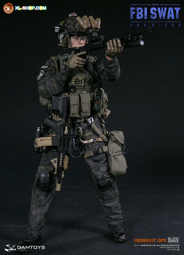 DAMTOYS - 78044B - 1/6 FBI Swat Team Agent - San Diego Midnight OPS