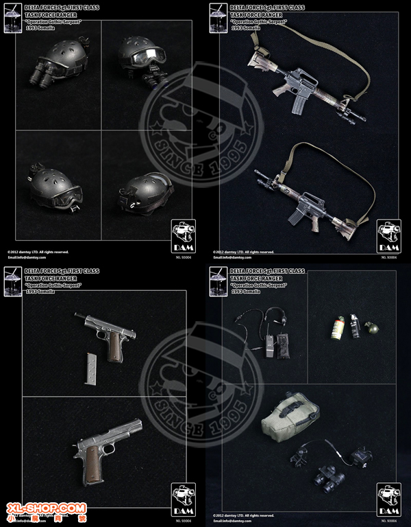 DAMTOYS - Delta Force Sgt.FIRST CLASS - TASK FORCE RANGER DAMTOYS - Delta Force Sgt.FIRST CLASS - TASK FORCE RANGER