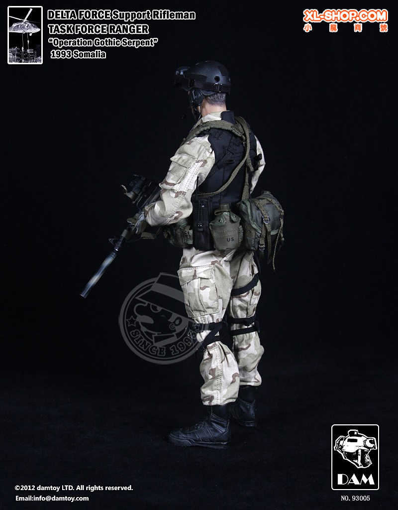 DAMTOYS - Delta Force Support Rifleman -TASK FORCE RANGER - Operation ...