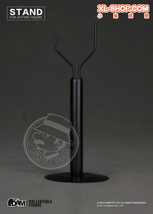 DAMTOYS - 1/6 Accessories - Metal Figure Stand (Black color)