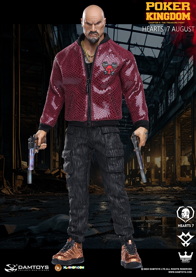 DAM TOYS - GK029A - 1/6 Poker Kingdom hearts 7 - August (Deluxe Edition) (Ship Q4,2024)