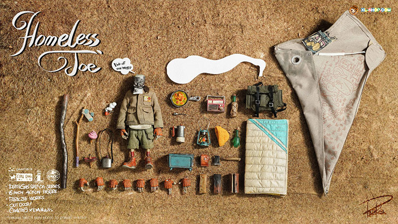 COALDOG x DAMTOYS - PES027 - 1/12 Death gas station series-Homeless Joe