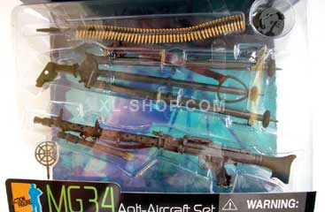 Dragon German MG34 Anti-Aircraft Set - WW II