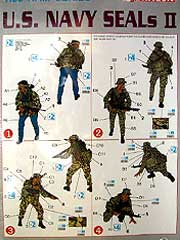 Dragon '' NAM '' series US Navy Seals II plastic kits