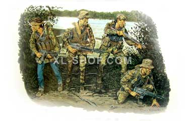 Dragon '' NAM '' series US Navy Seals II plastic kits