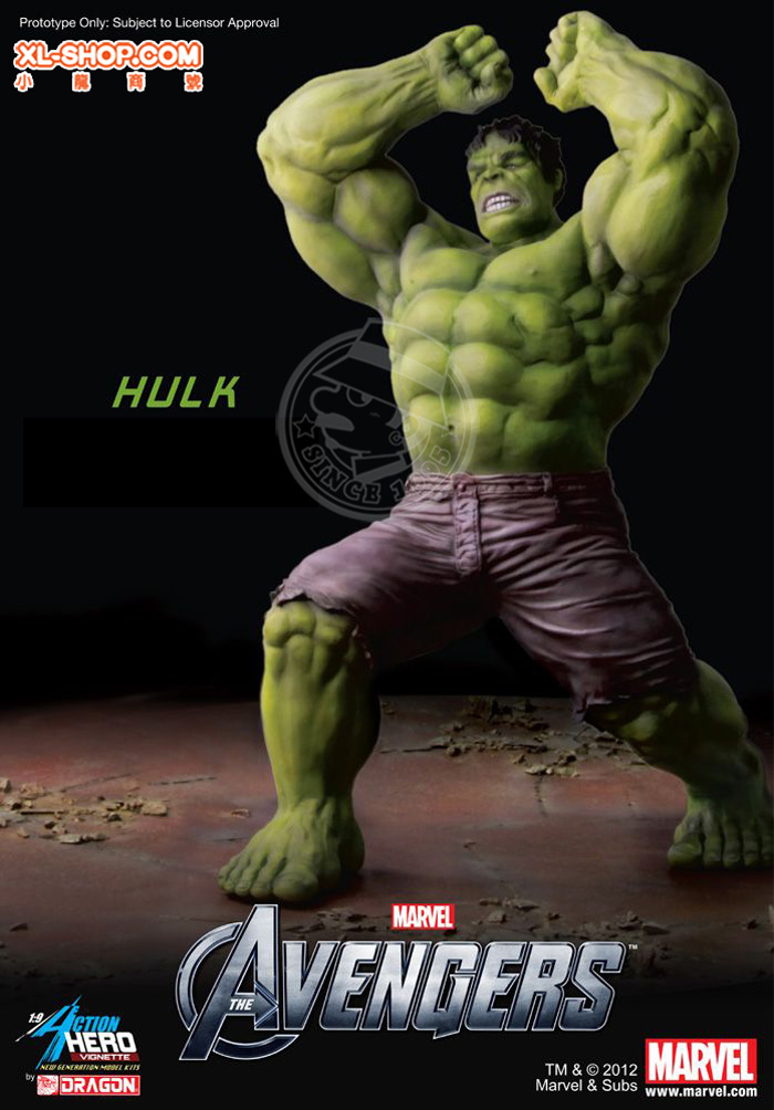 Dragon - 1/9 Action Hero Vignettes - Marvel Avengers - Hulk