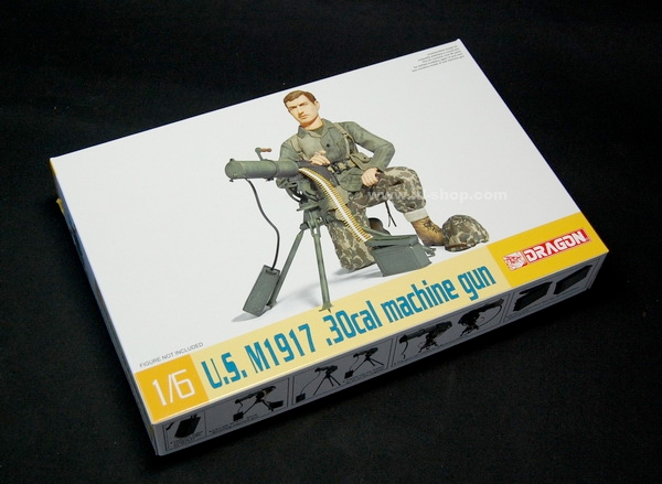 Dragon 16 M1917a1 30 Cal Machine Gun Model Kit