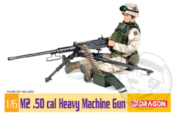 Dragon - WWII 1/6 Scale Armaments/Weapon kits - M2 .50cal Browning ...