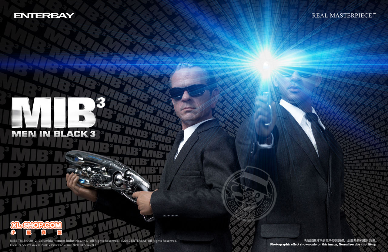 Enterbay Real Masterpiece Mib 3 Agent J And Agent K Set Of 2