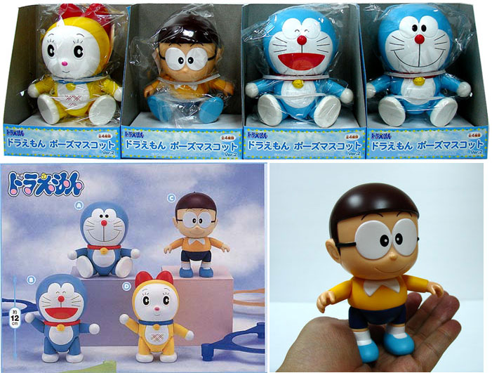 Epoch - Doraemon Mascot Action Figure (set of 4)