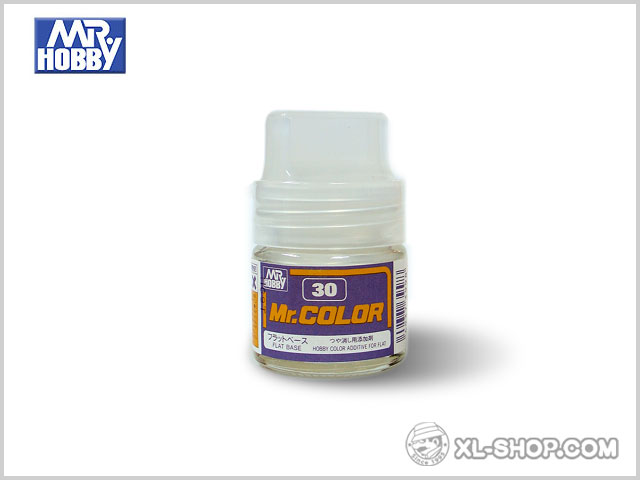 Mr.Hobby Color - Solvent-based Arcylic paint colors - No.30 Flat Base