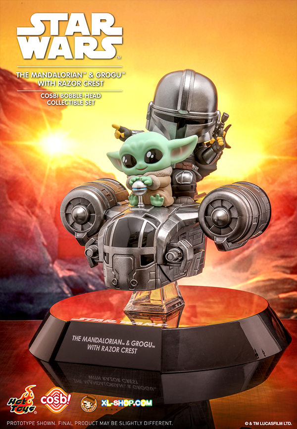 Hot Toys - CBX128 - The Mandalorian - The Mandalorian & Grogu with ...