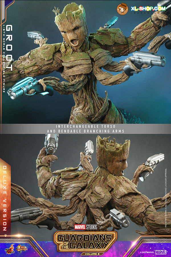 Hot Toys - MMS707 - Guardians of the Galaxy Vol 3 - 1/6th scale Groot ...