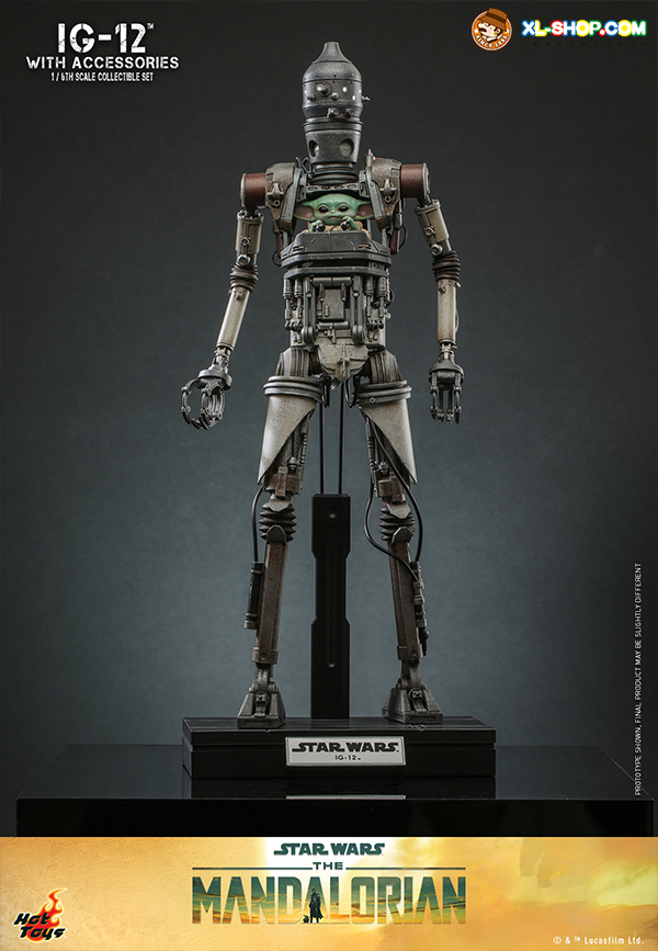 Hot Toys - TMS105 - Star Wars: The Mandalorian - 1/6th scale IG-12 With ...