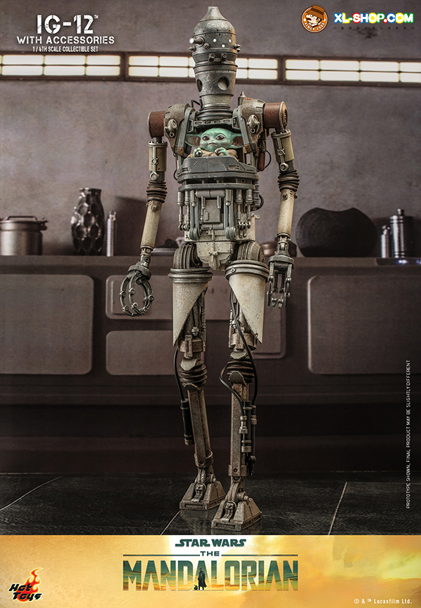 Hot Toys - TMS105 - Star Wars: The Mandalorian - 1/6th scale IG-12 With ...