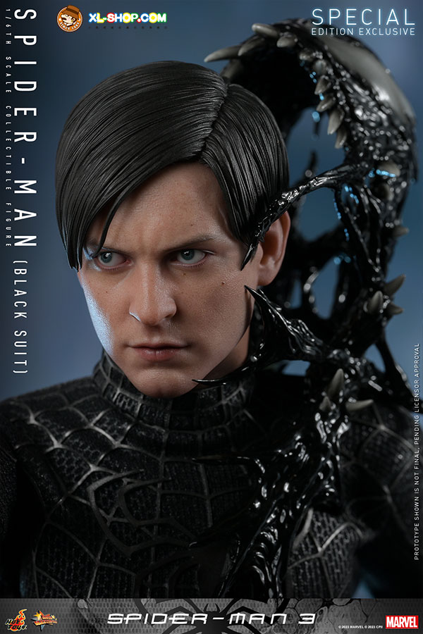 Hot Toys - MMS727B - Spider-Man 3 - 1/6th scale Spider-Man (Black Suit ...